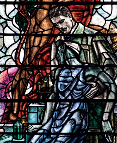 Douglas Strachan's Stained Glass in the Memorial Chapel, University of ...